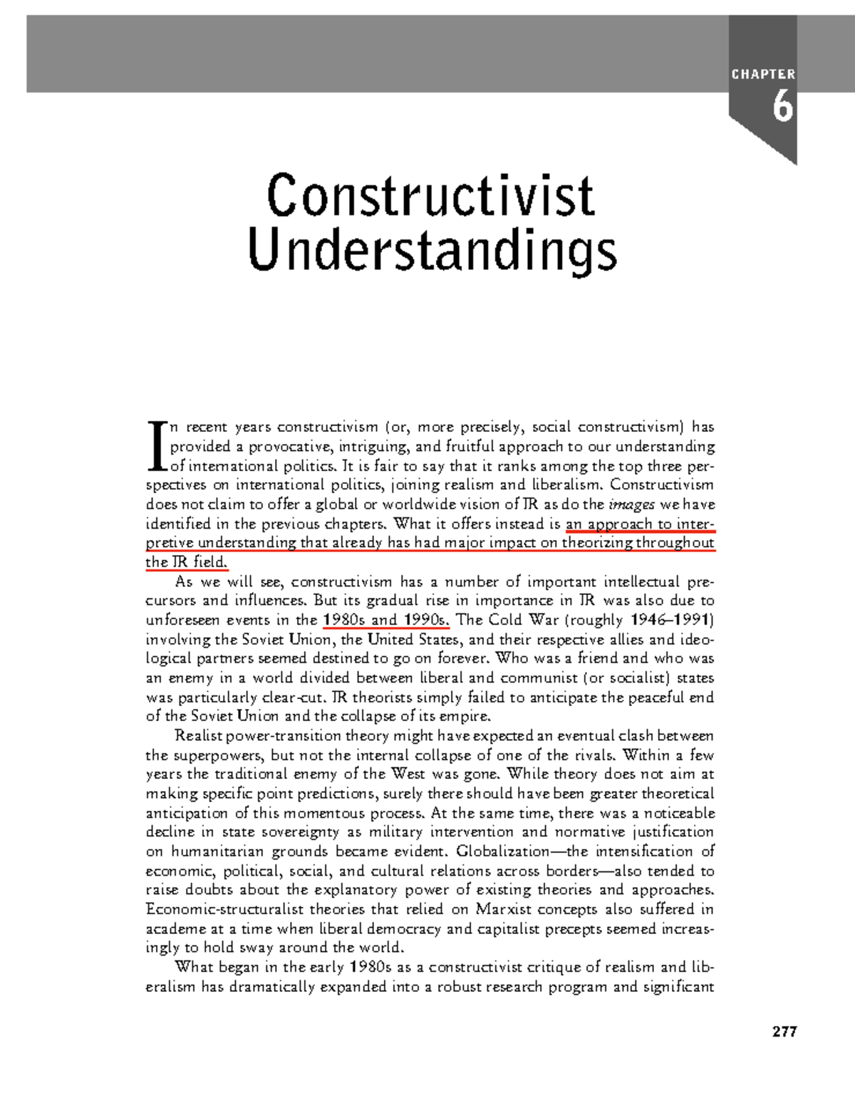Constructivism - book chapter - CHAPTER Constructivist Understandings I ...