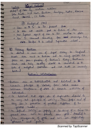 E-Notes Unit 1 Legal Method LLB 101 - Ballb I Sem - & School of Law An ...