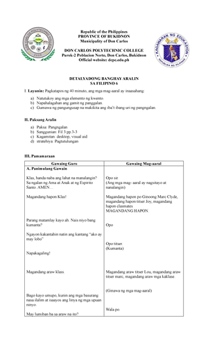 DAY 2 DLP IN English 3 Demonstrative-Pronoun - Detailed Lesson Plan in ...