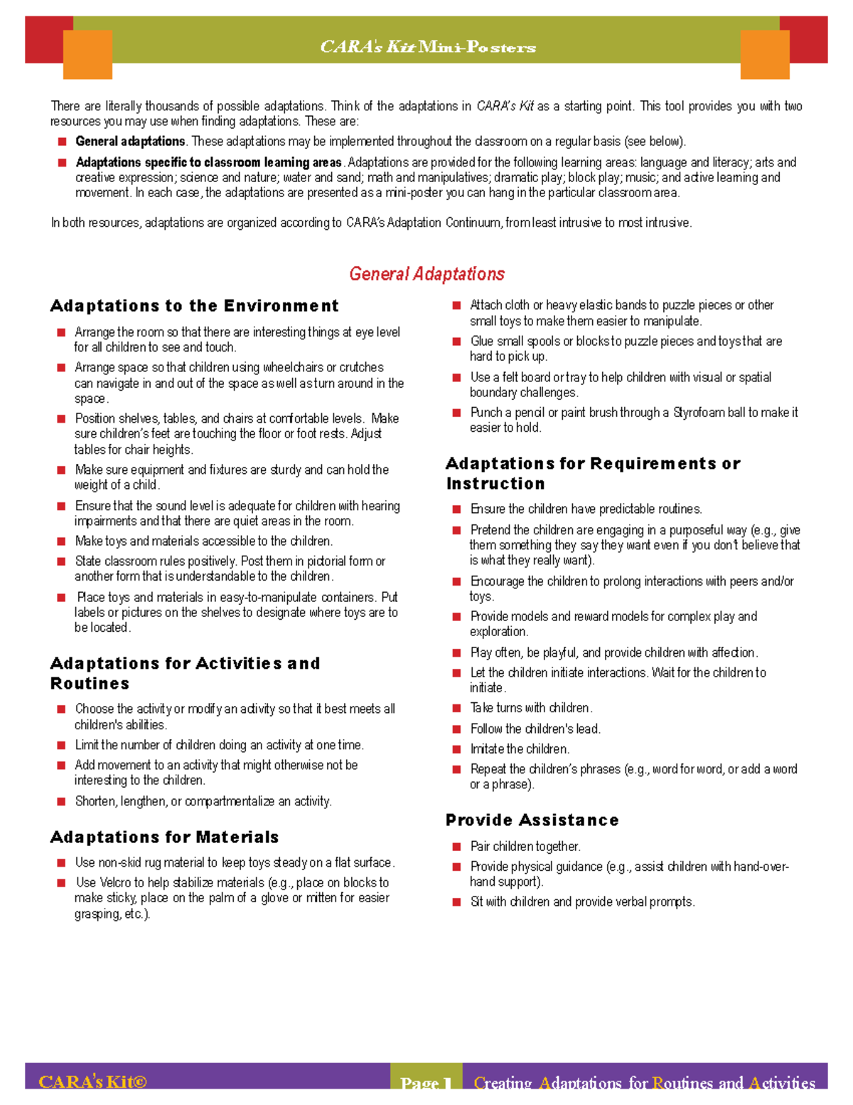 Adaptation Strategies - ECE 315 - St. Clair College - Studocu