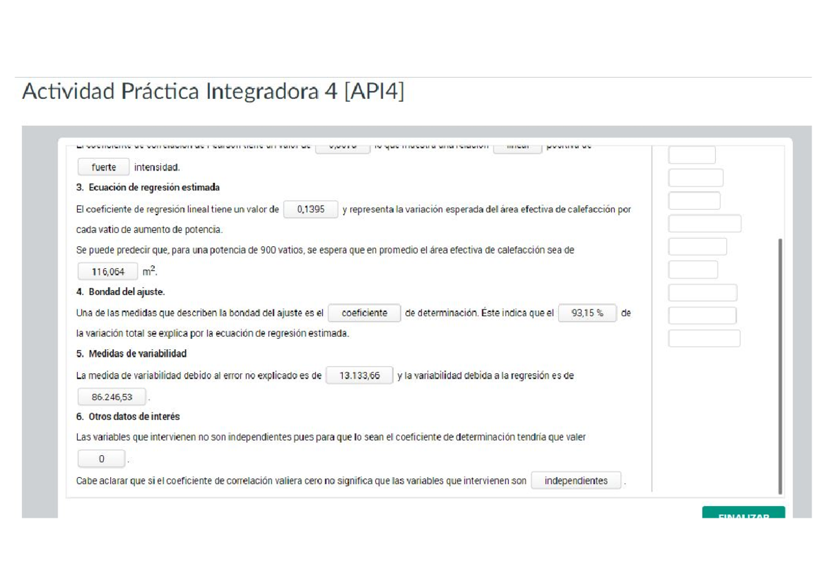 Respuestas API 4 - Estadistica II - Estadística II - Studocu