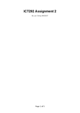ICT292 - Information System Management - Studocu