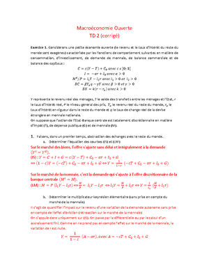 Modèle de Solow cours - Macroéconomie : Croissance Partie 1 : Le modèle ...