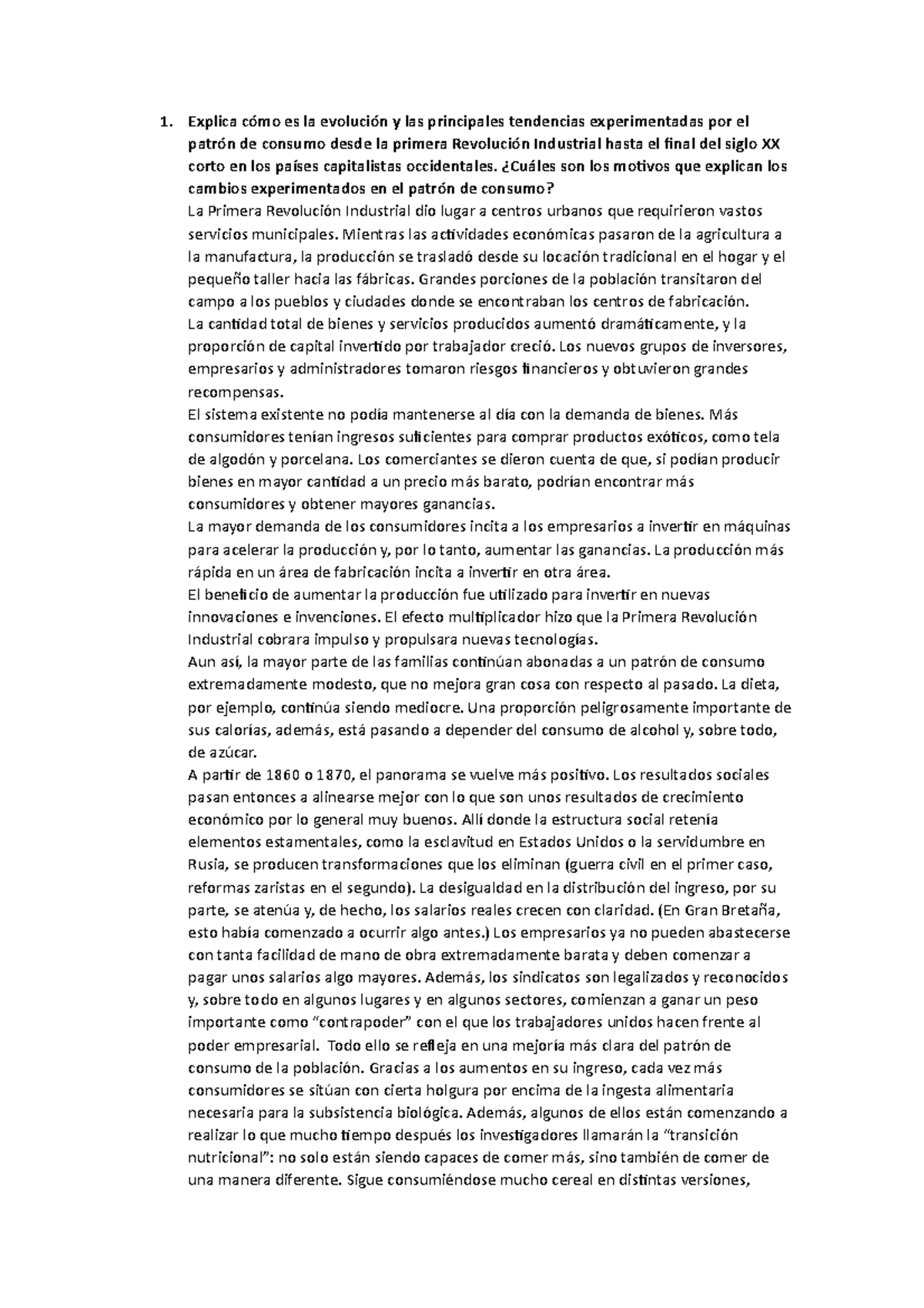 E9 - 1. Explica cómo es la evolución y las principales tendencias ...