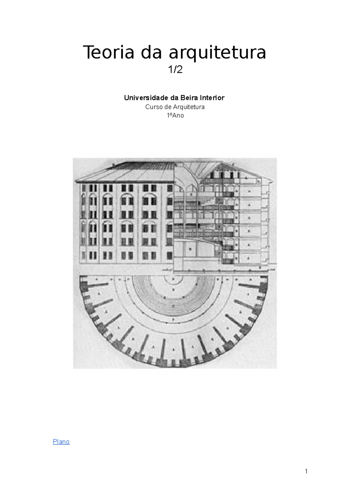 Teoria da arquitetura 1 2 Exame - Teoria da arquitetura 1/ Universidade ...