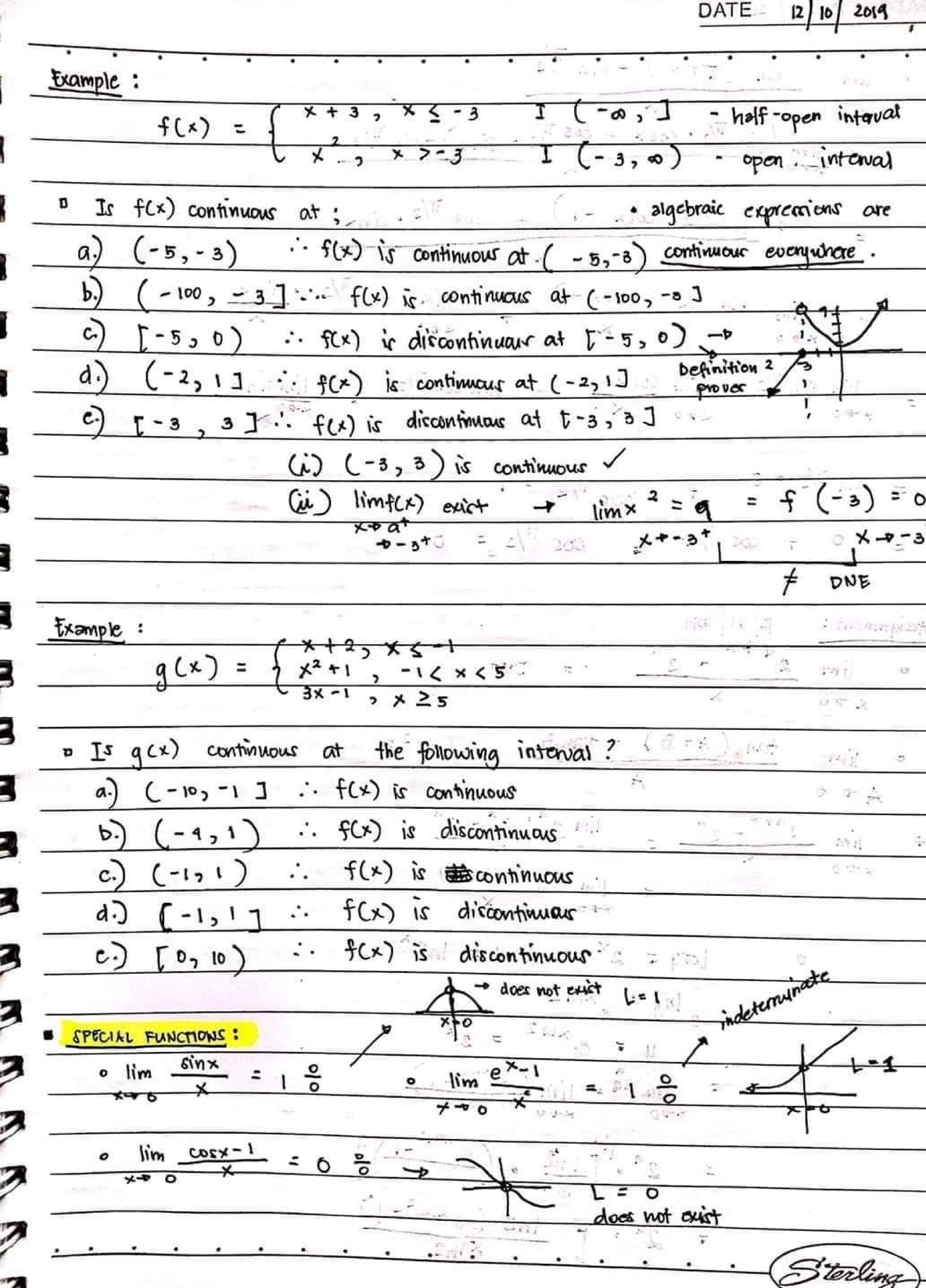 Calculus Notes 3 - Mr. Santos class - Civil Engineering - Studocu