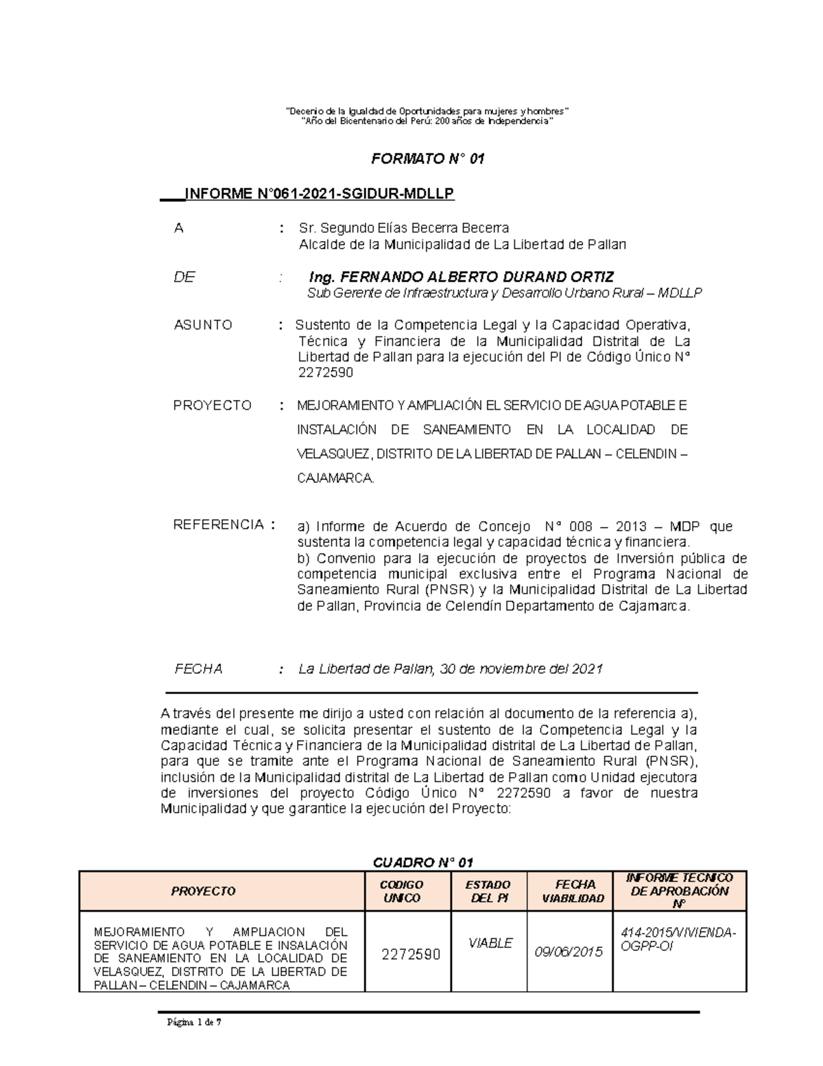 2.- Modelo Formato 01 Informe Sustento UEI (2)-2 Velasquez - “Decenio ...
