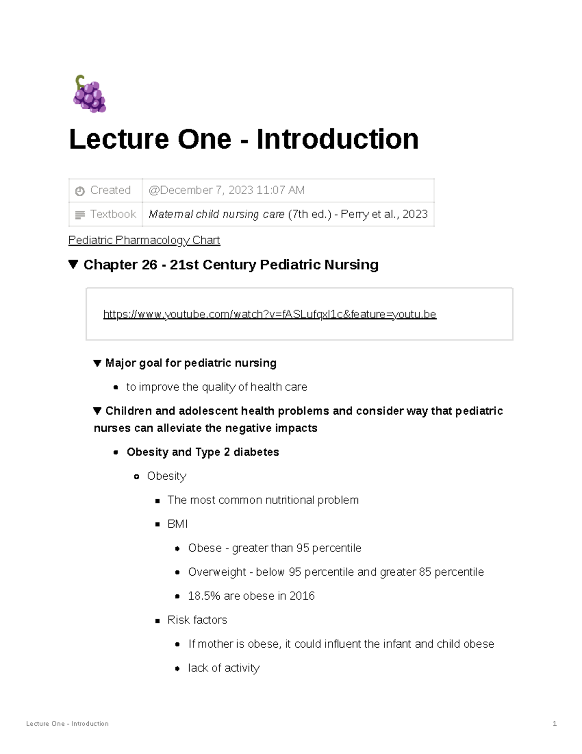 Lecture 1 Introduction - 🍇 Lecture One - Introduction Created Textbook ...