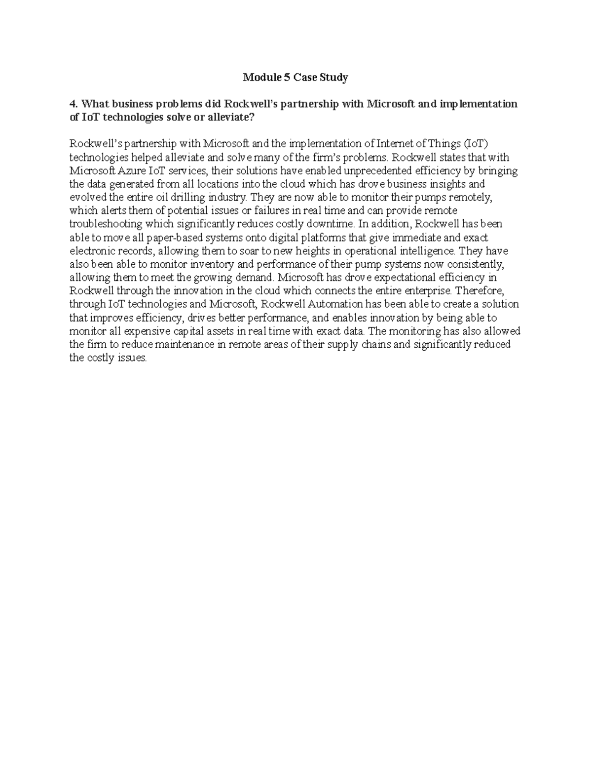 Module 5 Case Study - Prof. Donald Jones - Deprecated API usage: The ...