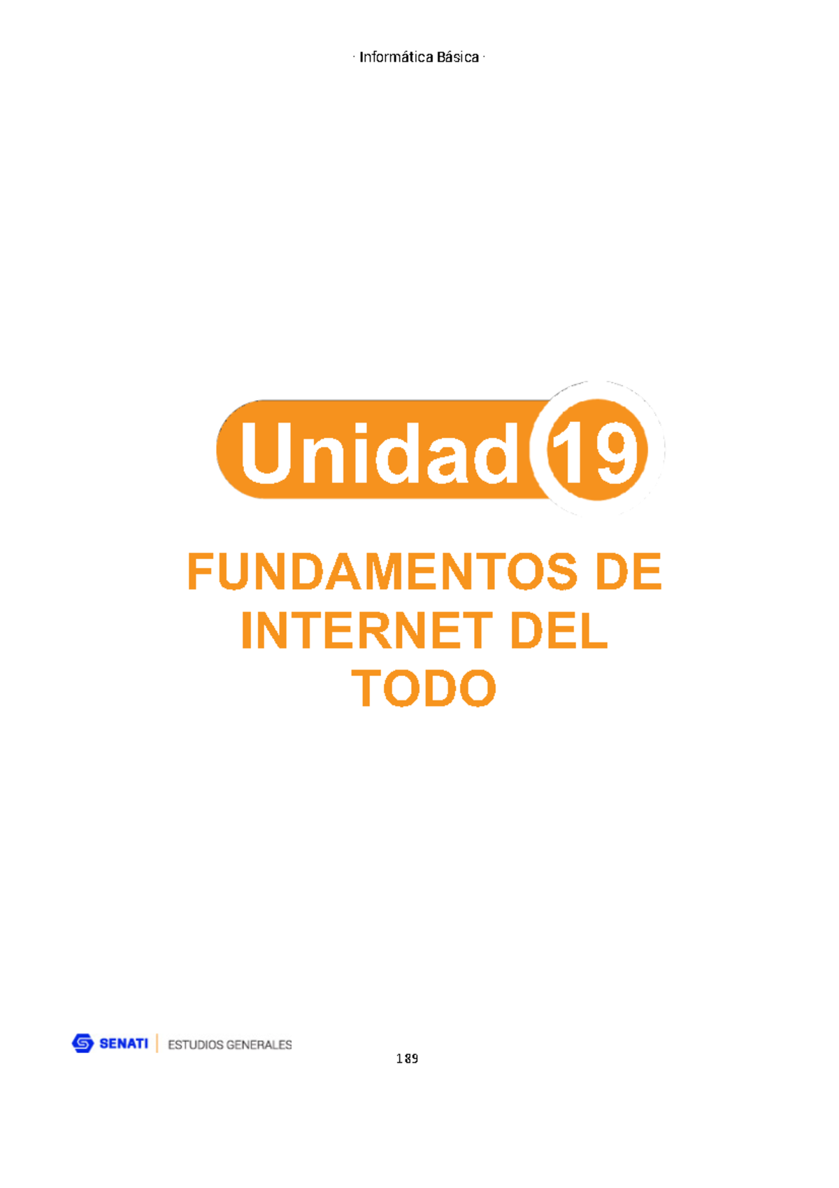 IOT - IOT - 189 FUNDAMENTOS DE INTERNET DEL TODO Unidad 19 189 ¿Qué es ...