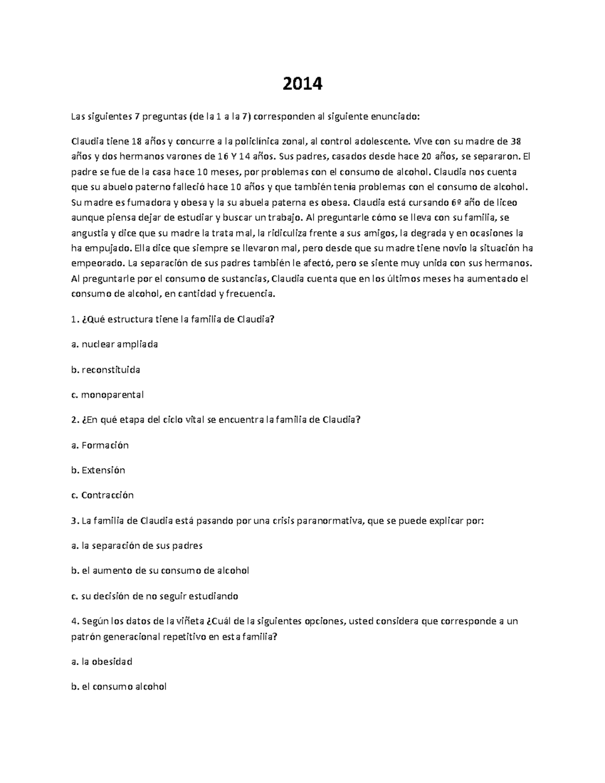 Final 15 15 Junio 2014, preguntas y respuestas - Warning: TT: undefined function: 32 Warning: TT ...