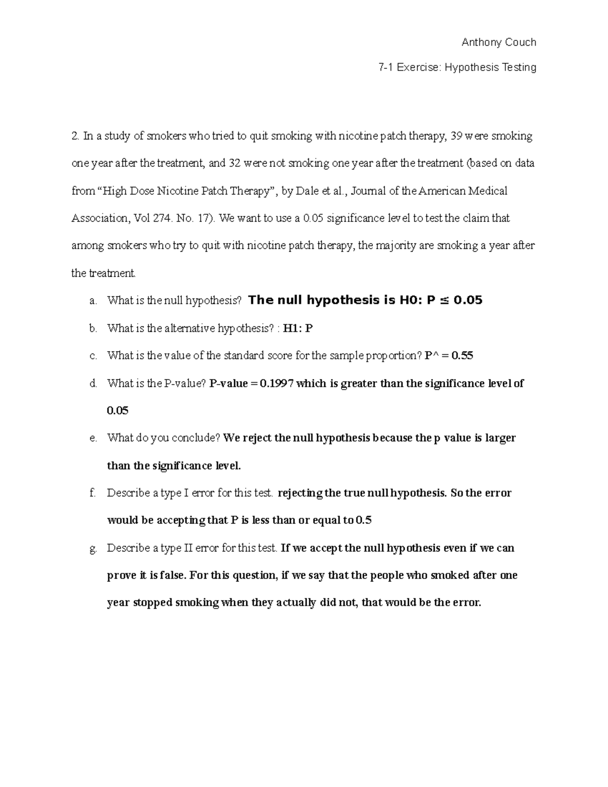 7-1-exercise-hypothesis-testing-anthony-couch-7-1-exercise