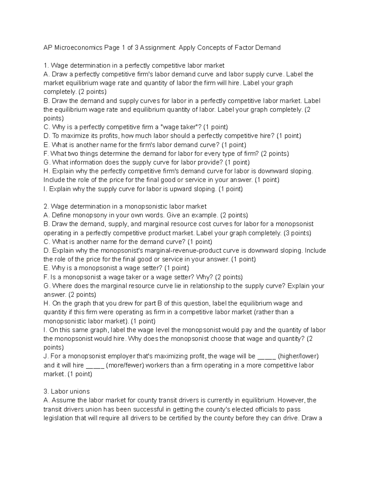 6 - There are 6 questions total with multiple parts. - AP ...