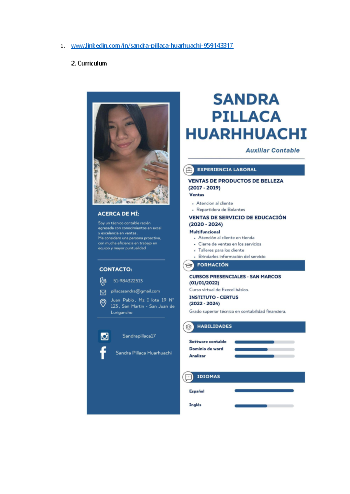 marca personal para tener un perfil adecuado en tu CV - 1. 2 ...