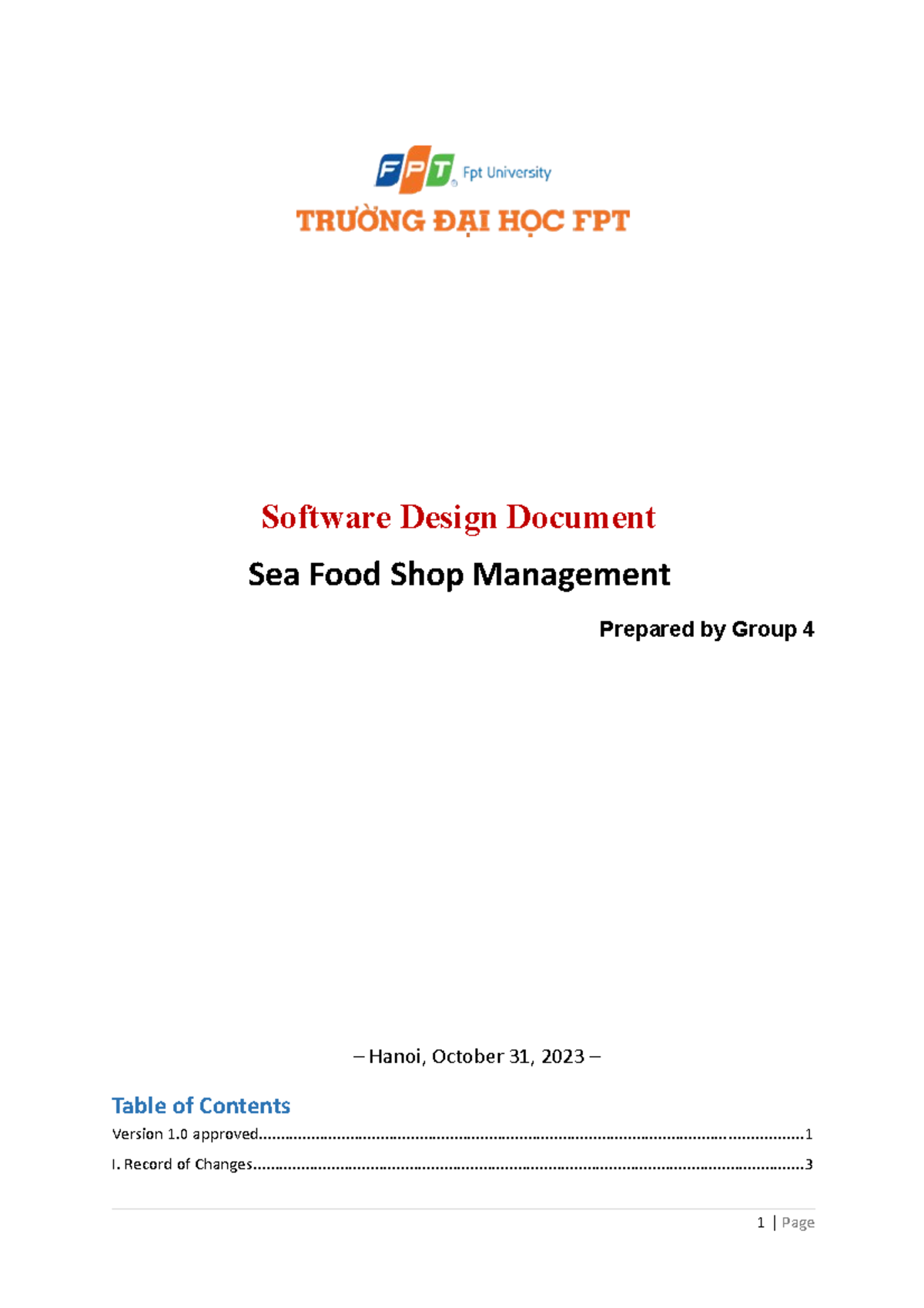Template Software Requirement Specification final - Software Design ...