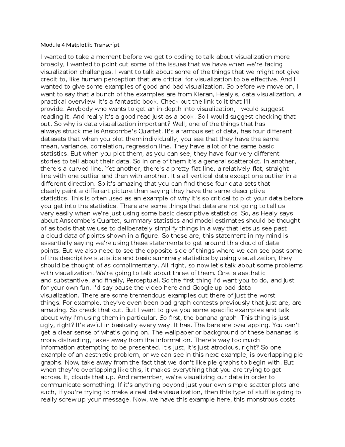 Module 4 Matplotlib Transcript - Module 4 Matplotlib Transcript I ...