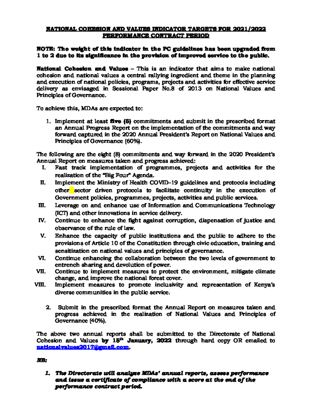 National Cohesion AND Values Indicator 2021-22 - NATIONAL COHESION AND ...