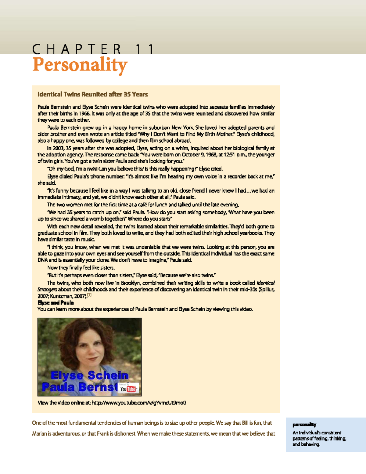 Personality - Behavioral Psycology - Studocu