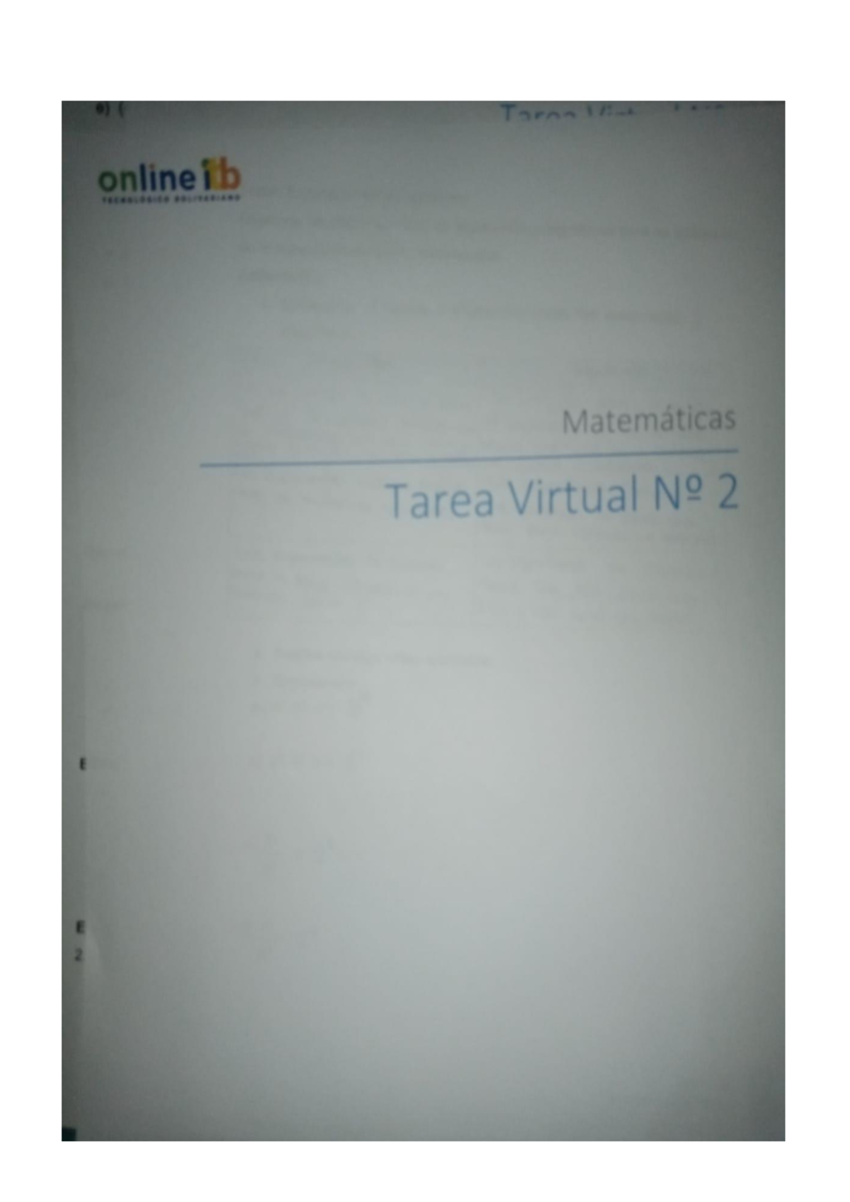 Tarea 2 exponenciales y Logaritmos - Taran online ib Matemáticas Tarea ...