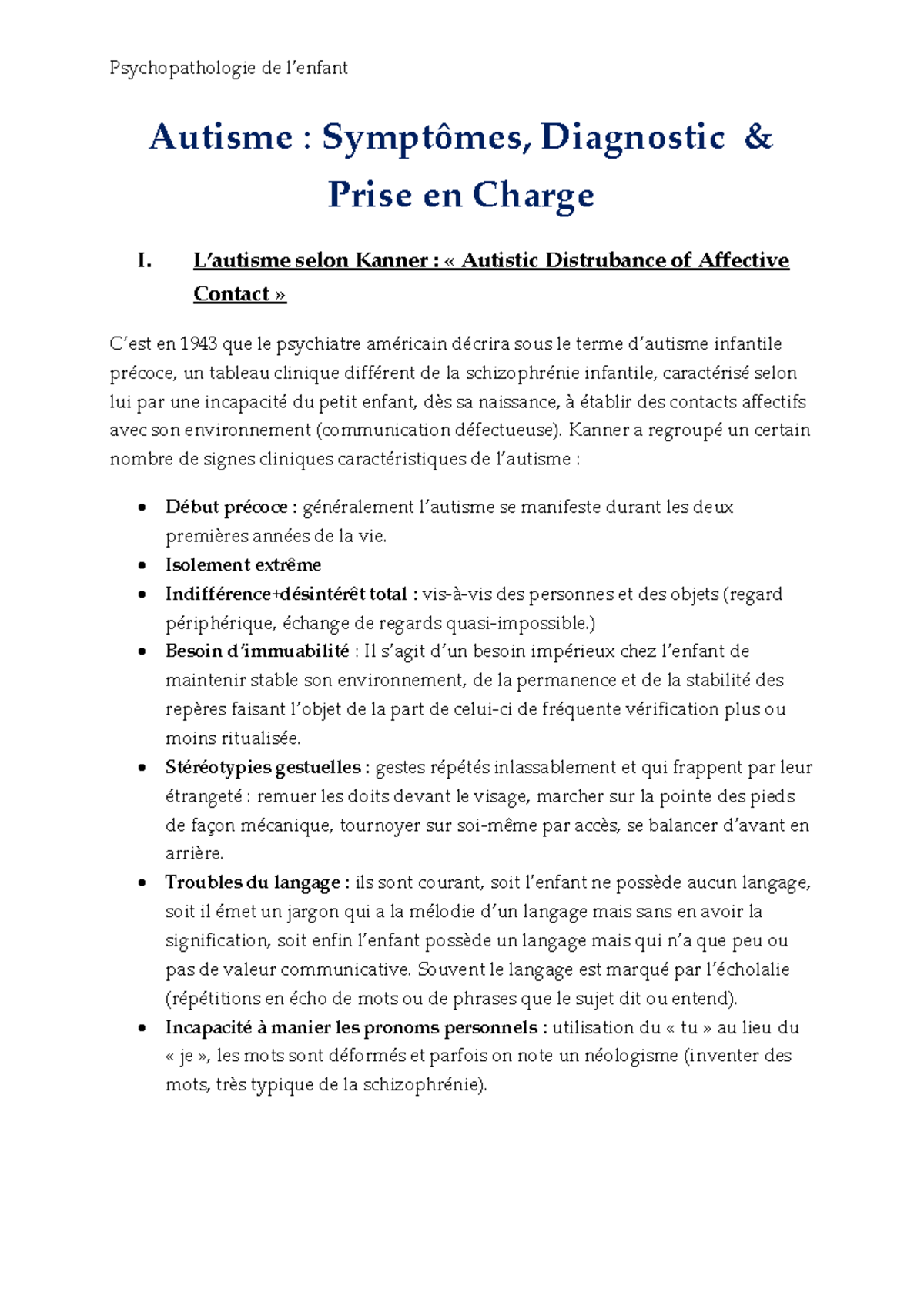 Autisme-Symptômes-Diagnostic- Prise-en-Charge - Autisme : Symptômes ...