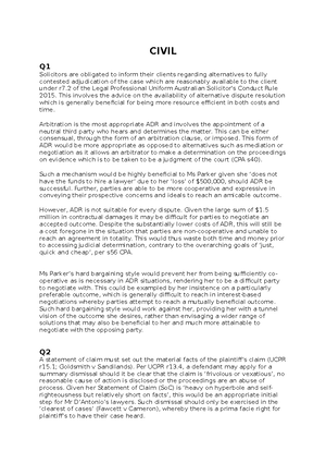 Court Report 2023 CCP LAWS1014 LAWS5003 Assessment - LAWS1014/LAWS5003 ...