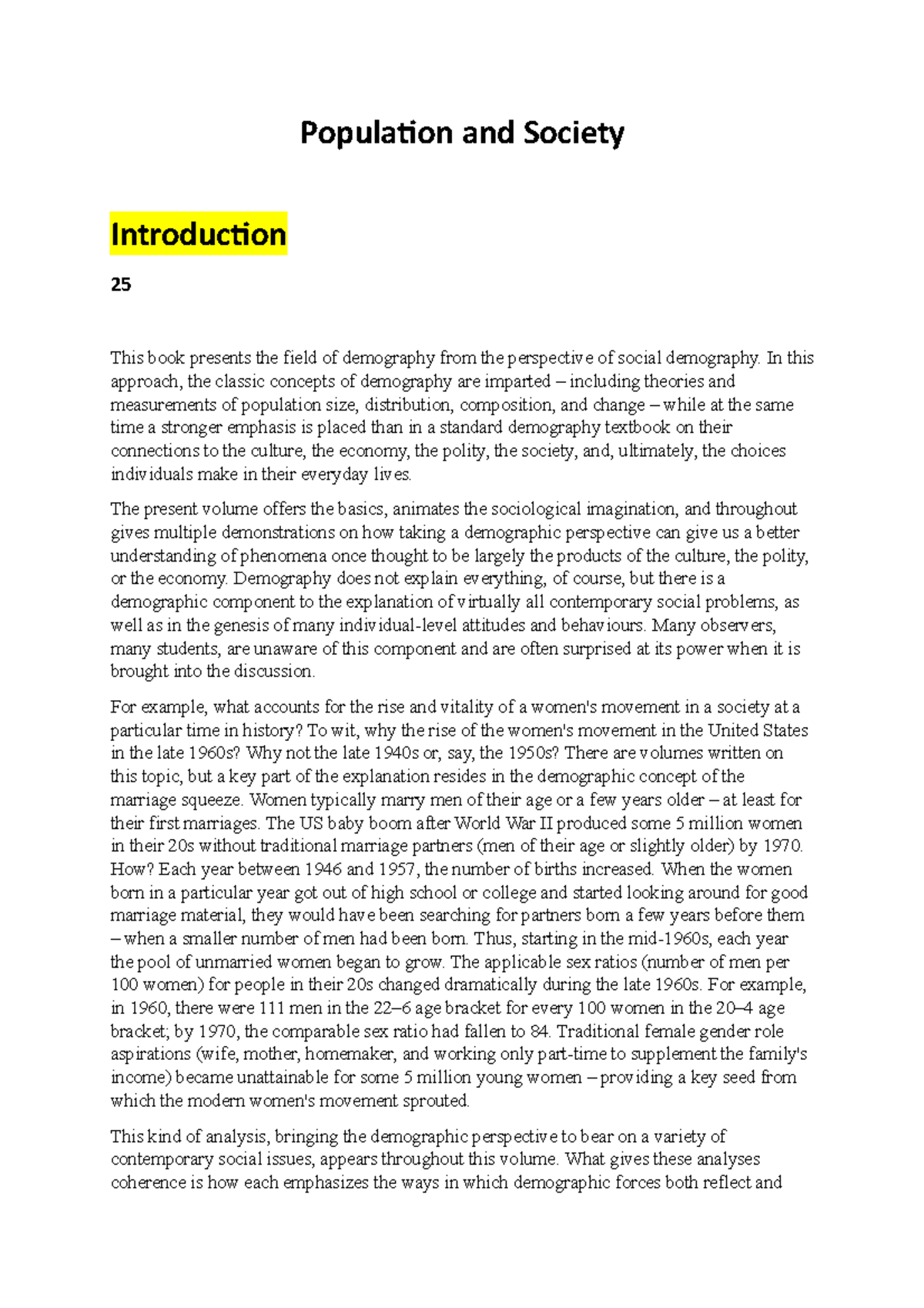 Carter, gregg lee (2016 ). population and society an introduction ...