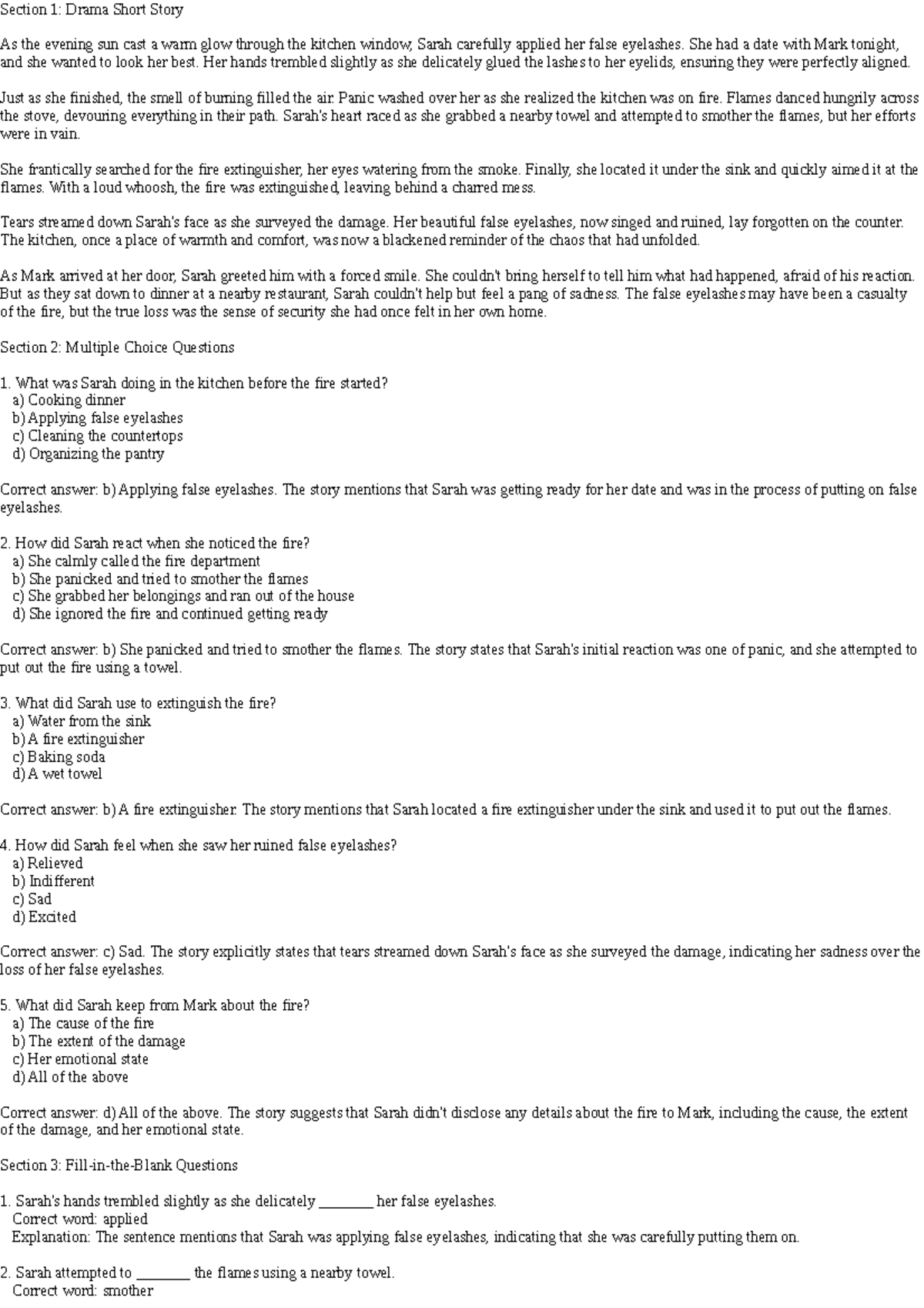 SOCI-5781-Practice - practice - Section 1: Drama Short Story As the ...