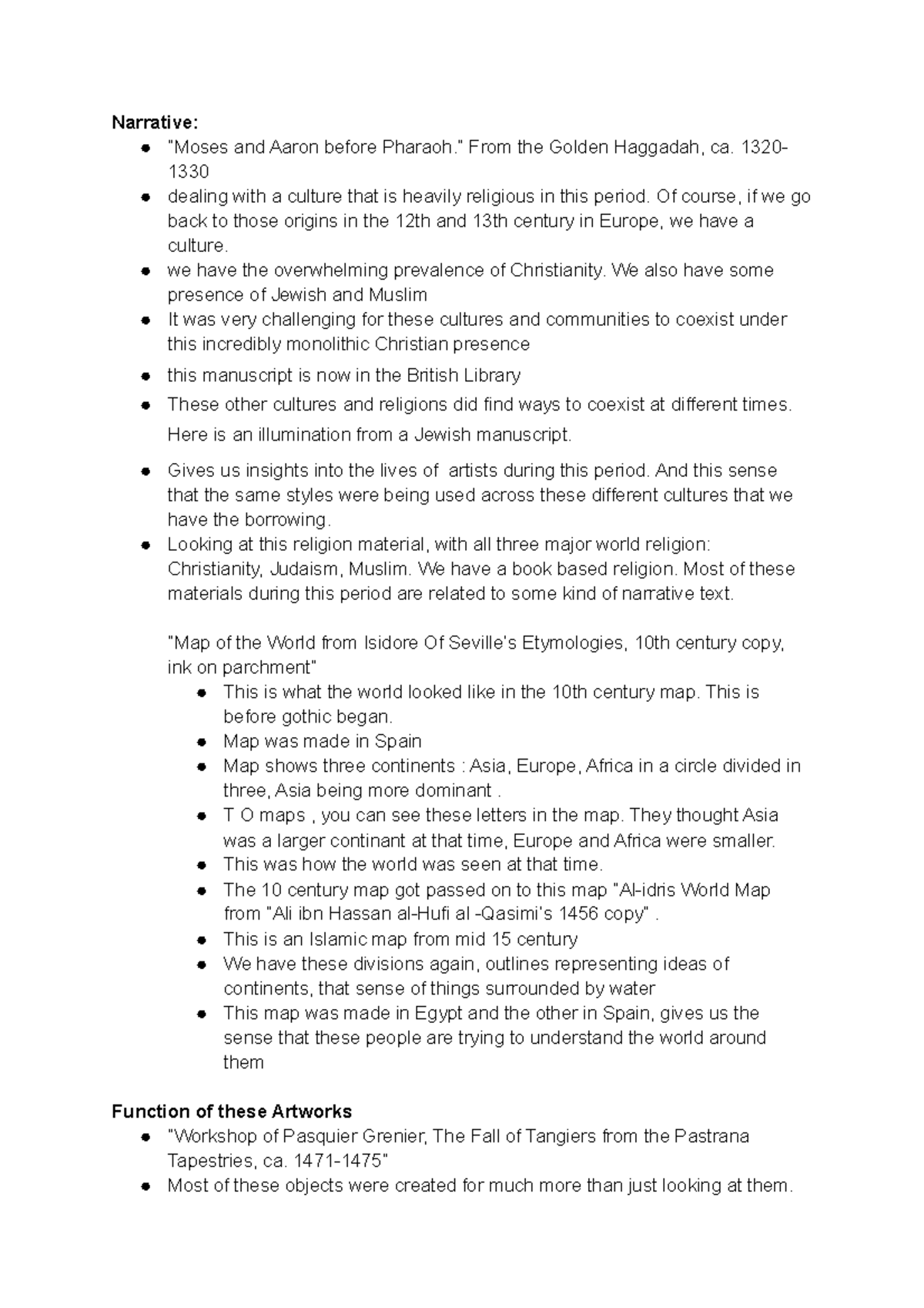 Gothic - Narrative: “Moses and Aaron before Pharaoh.” From the Golden ...