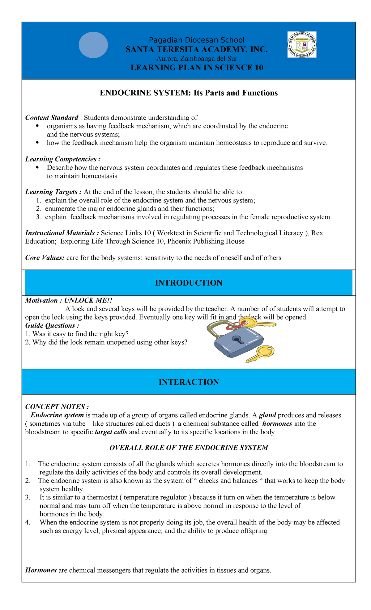 Endocrine- System-LP - For demonstration - ENDOCRINE SYSTEM: Its Parts ...
