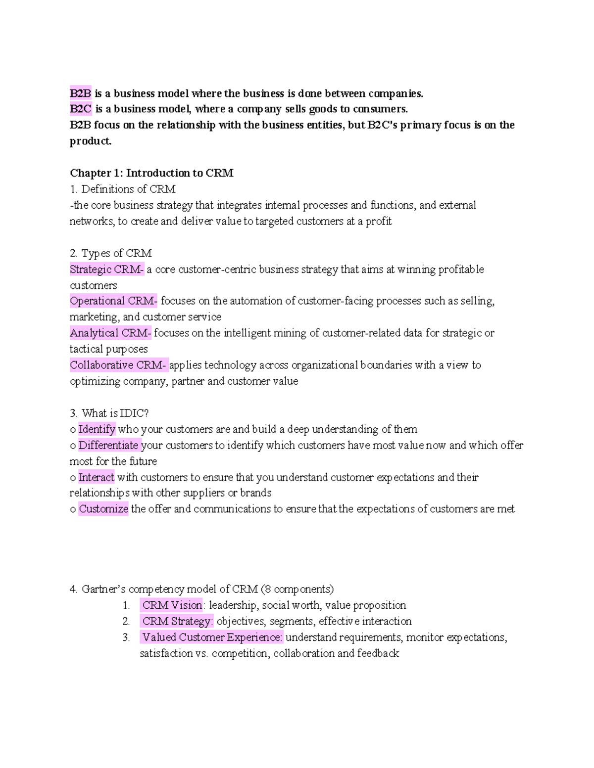 Review for Midterm OLPD 4426 - B2B is a business model where the ...