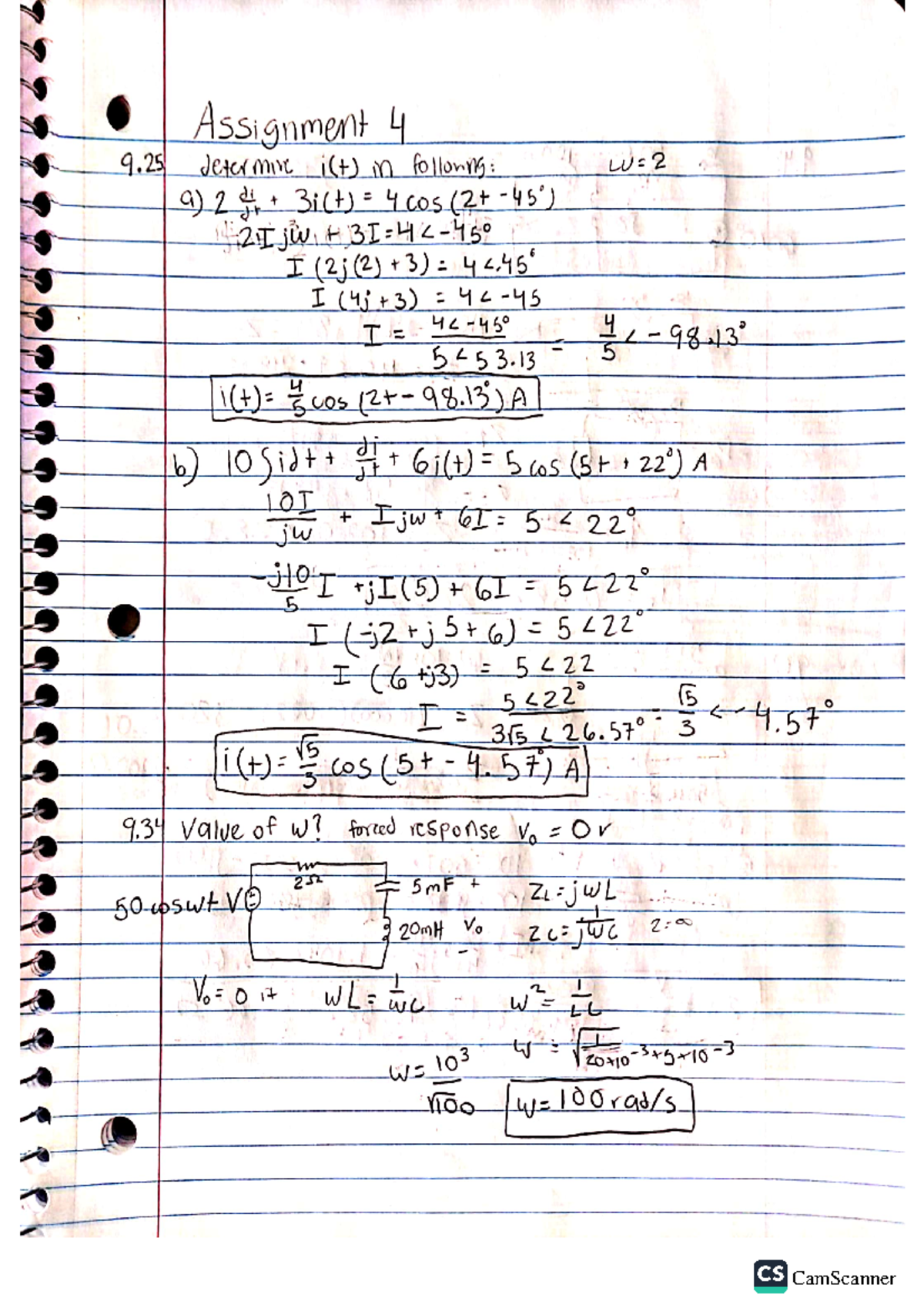 Assignment 4 - ELEC 273 - Studocu
