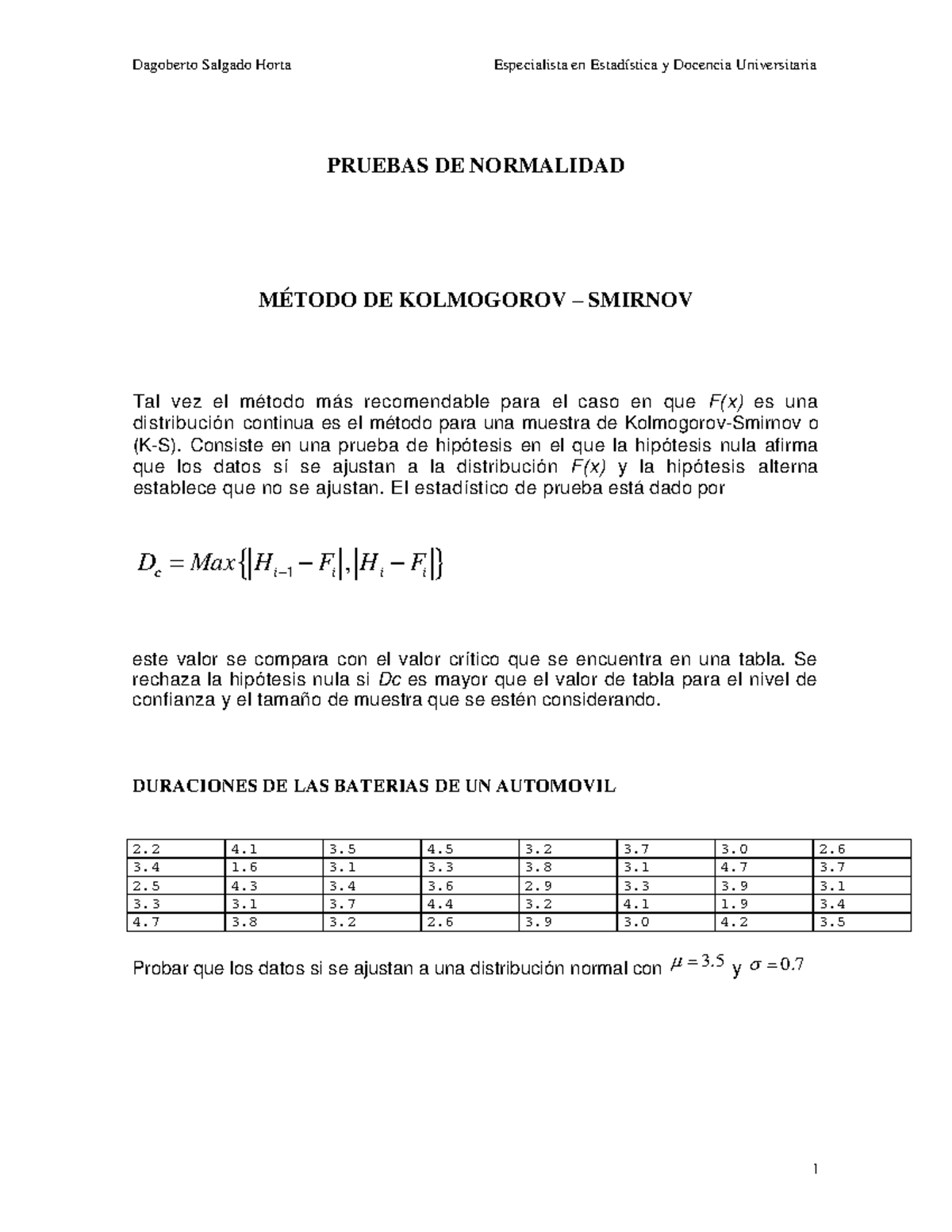 Pruebas de normalidad para trabajar los resultados de investigacion ...