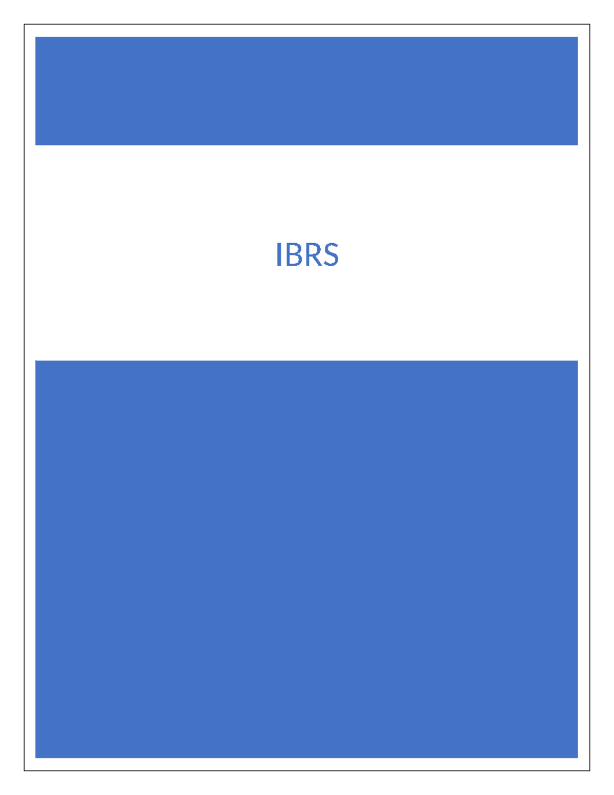 Chaina IBRS Resit - research - IBRS Table of Contents - Studocu