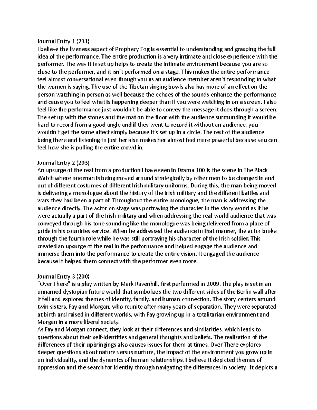 Journal Entries 18 - modulez - Journal Entry 1 (231) I believe the ...