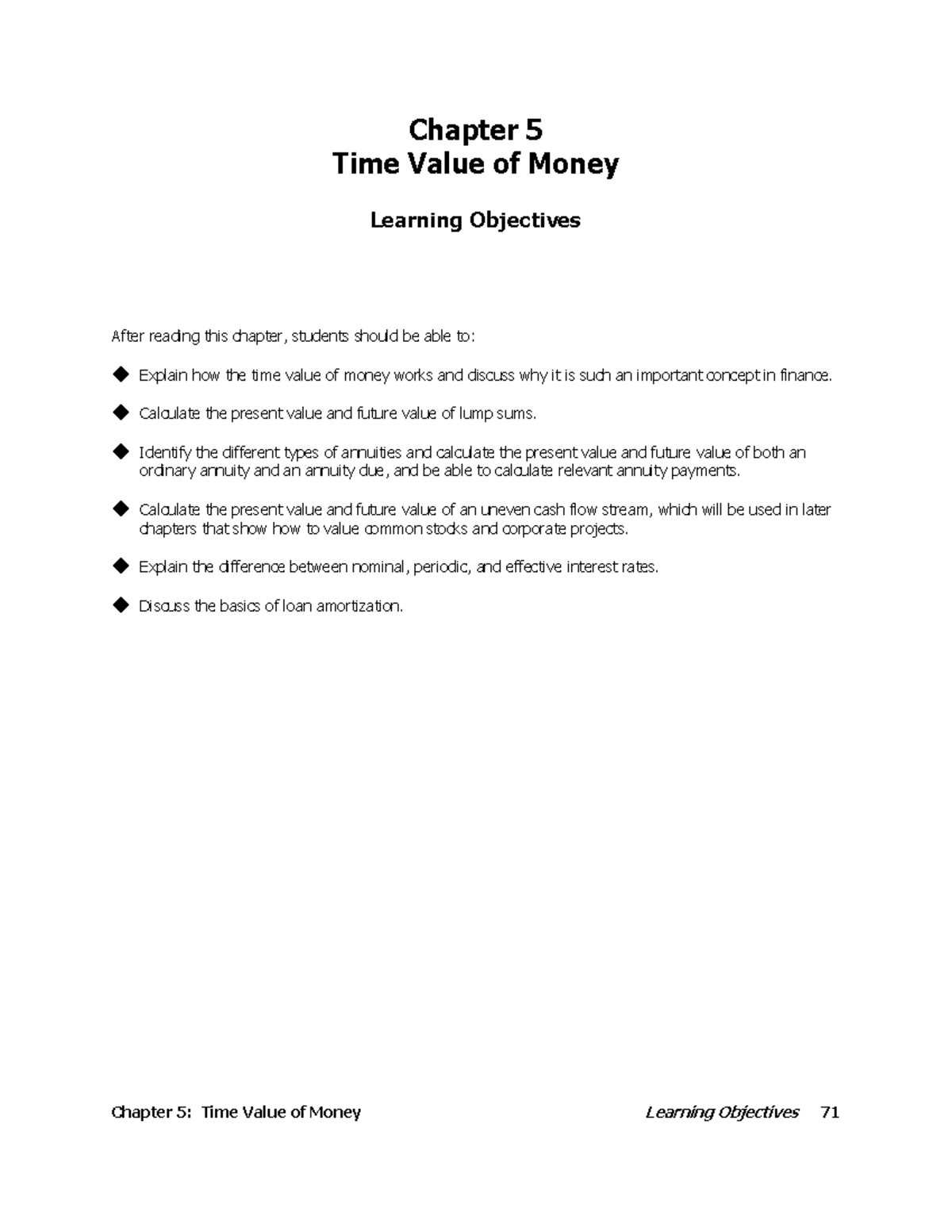 FFM12, ch 05, IM, 01-08-09chapter 5 from book - Chapter 5: Time Value ...