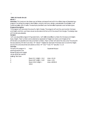 Homework 3 – Create your own Loop application - CMIS 102 - UMGC - Studocu
