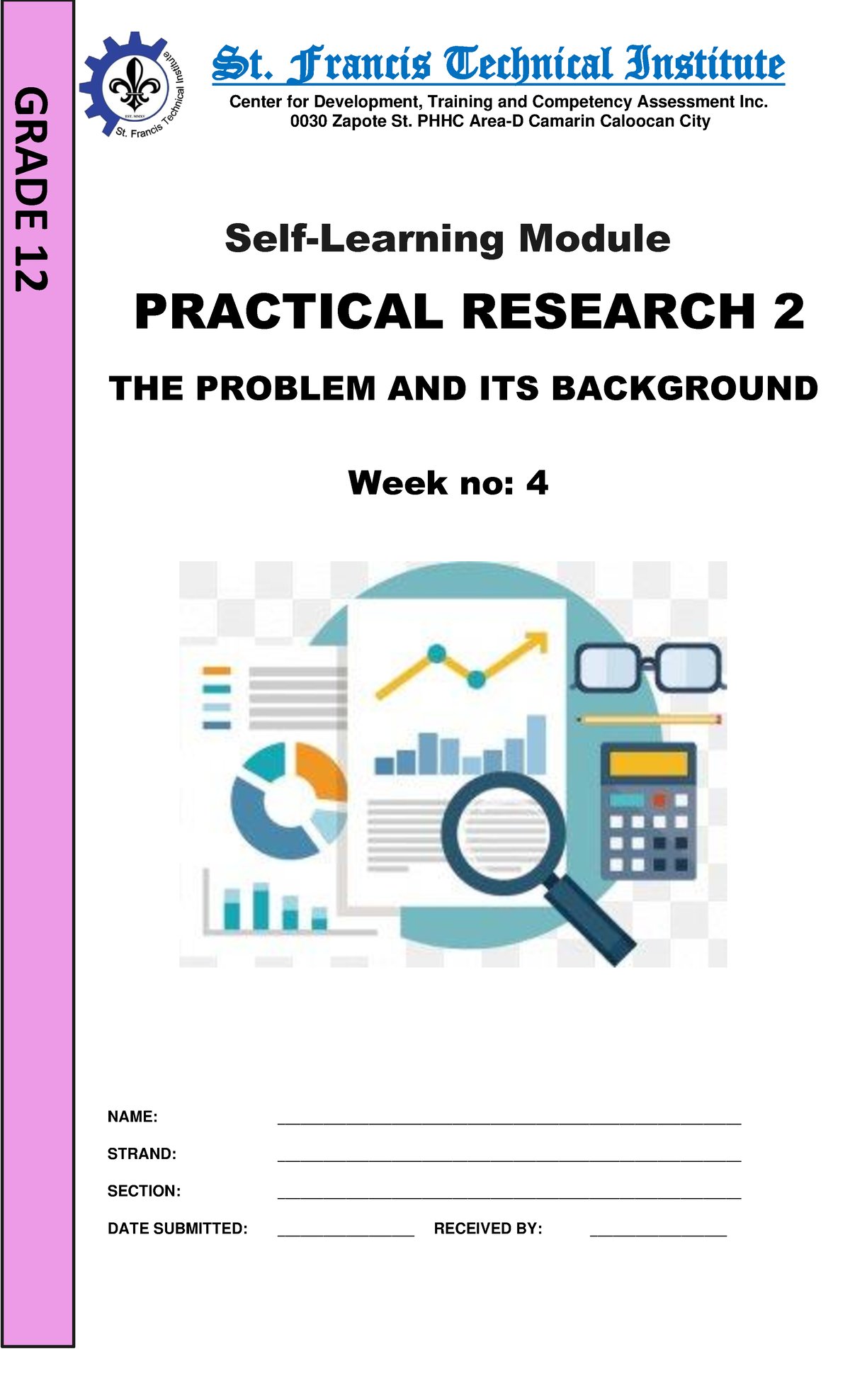 Week-4-Module-2- Practical- Research-2 ans - ####### G ####### NAME: - Studocu