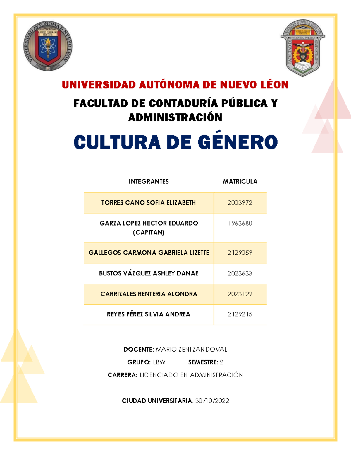 Garza Hector Evidencia 4 - UNIVERSIDAD AUT”NOMA DE NUEVO L.. FACULTAD DE CONTADURÕA P⁄BLICA Y ...