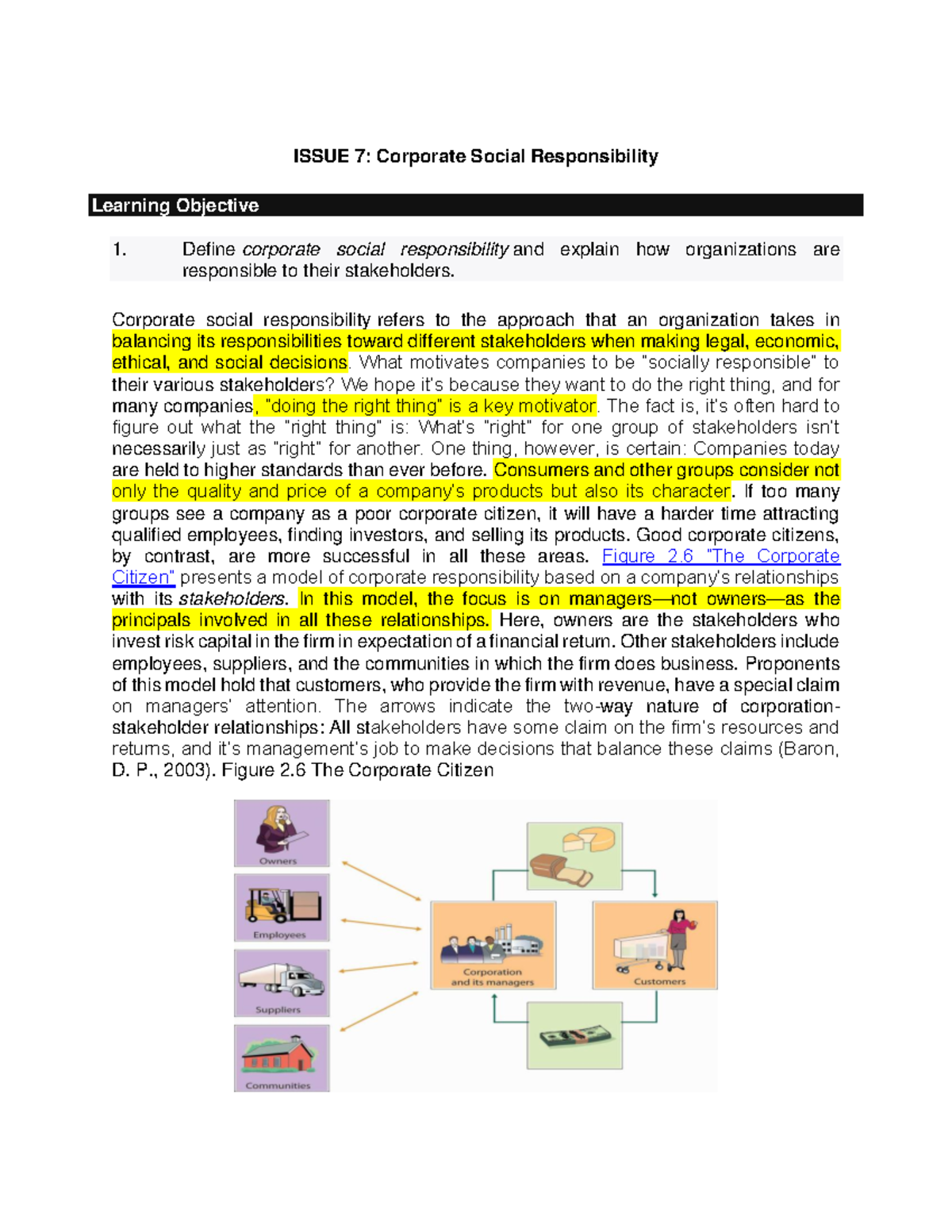 Issue 7 - Extra Reading - ISSUE 7: Corporate Social Responsibility ...
