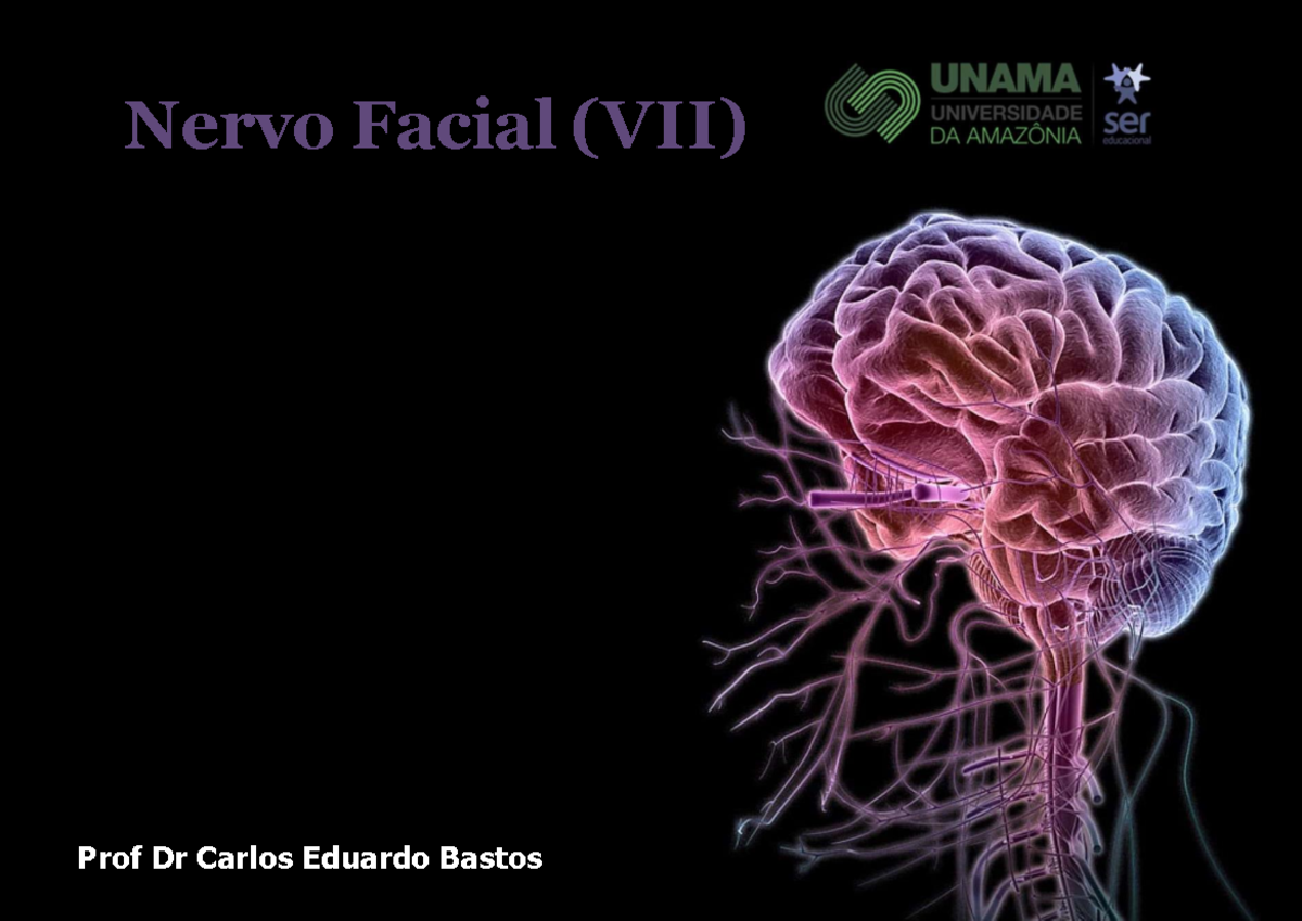 Aula - Nervos Facial, Glossofaríngeo, Vago e Acessório - Nervo Facial ...