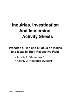 3Is - Qualitative and Qualitative Research - Inquiries, Investigation ...