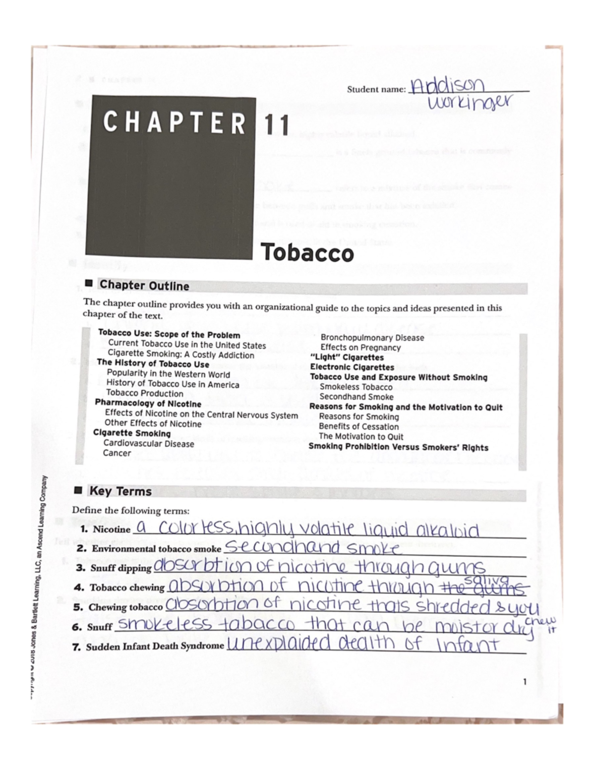 Chapter 11 - Drug Education - DEDU1201 - Studocu