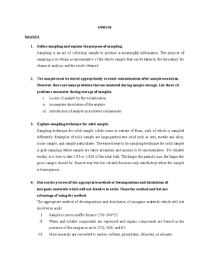 CHM256 CHP3 Apparatus, Technique, Reagents - Basic Analytical Chemistry - Studocu
