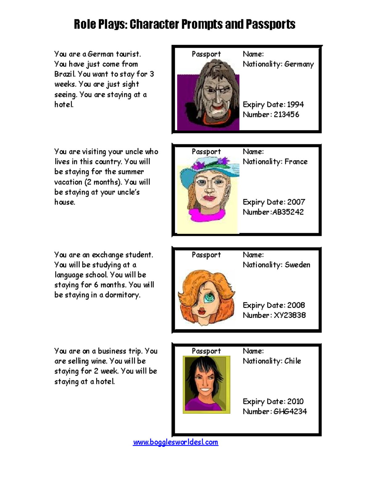 At the Airport Customs - EJERCICIO PRACTICO PARA CONVERSACION EN ...