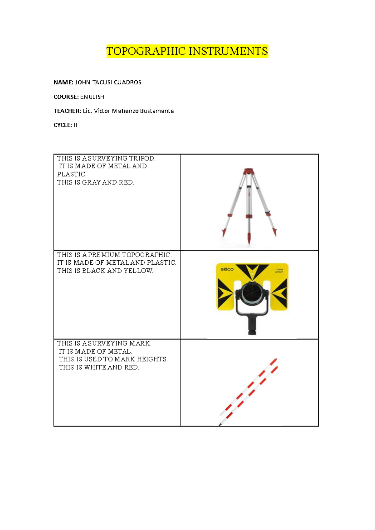 Topographic Instruments - formato de trabajo final - TOPOGRAPHIC ...