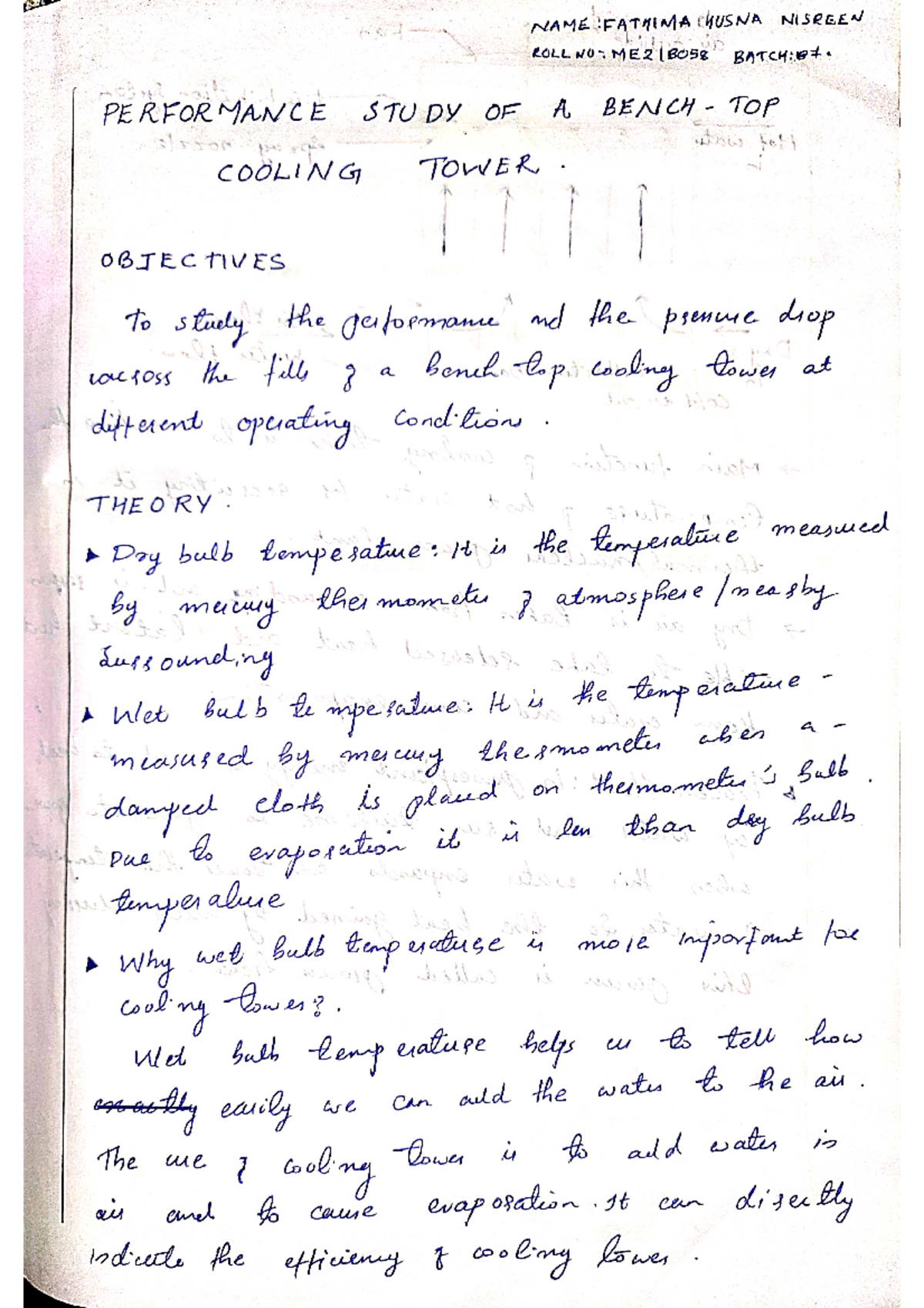 ME21B058E10B7MM - performance study of bench top cooling tower ...