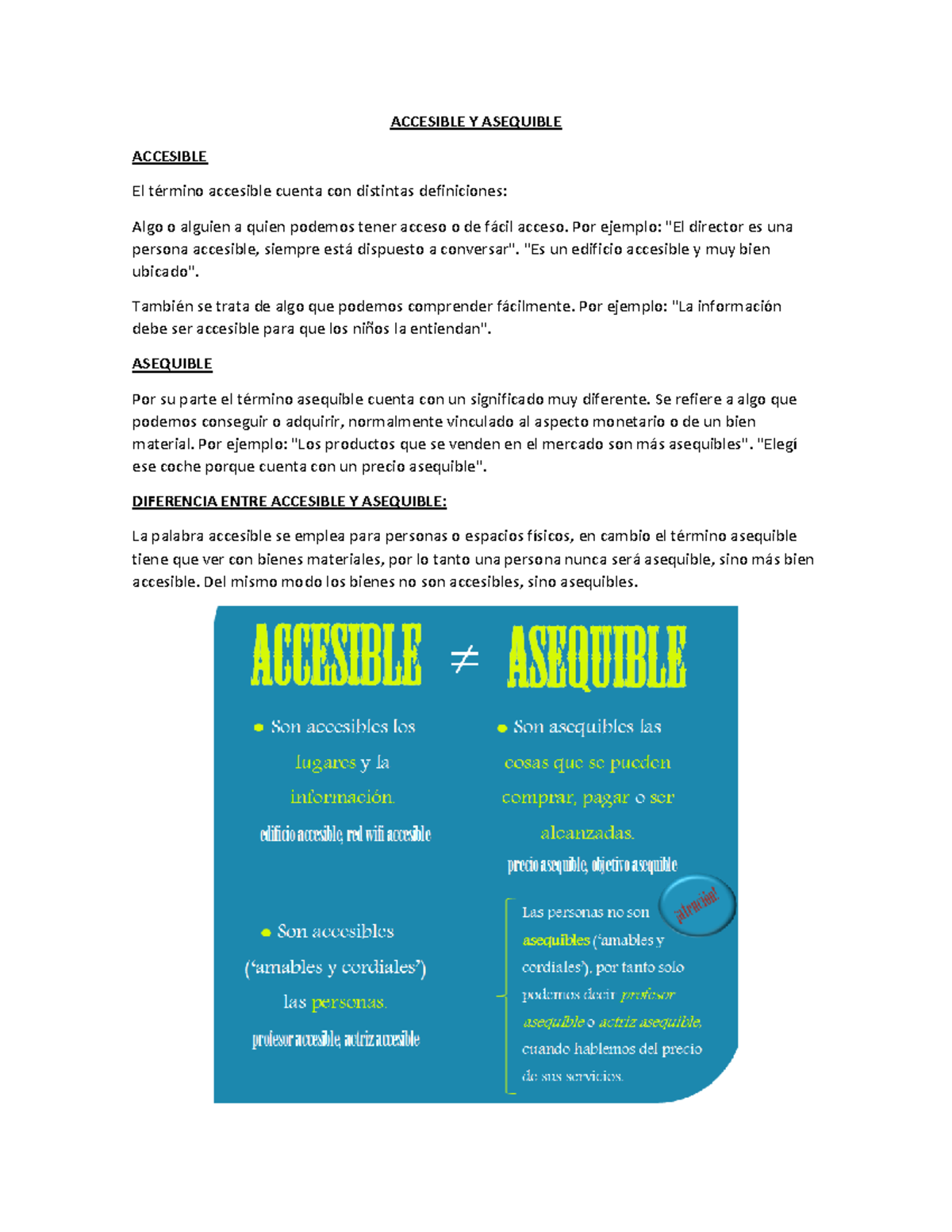 Accesible Y Asequible - good description - ACCESIBLE Y ASEQUIBLE ...