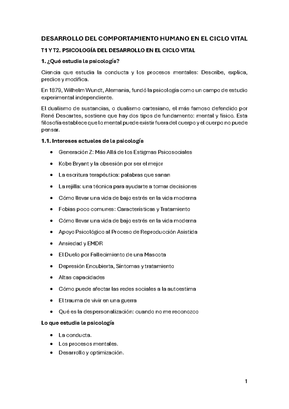 Desarrollo del comportamiento humano en el ciclo vital TS - DESARROLLO ...