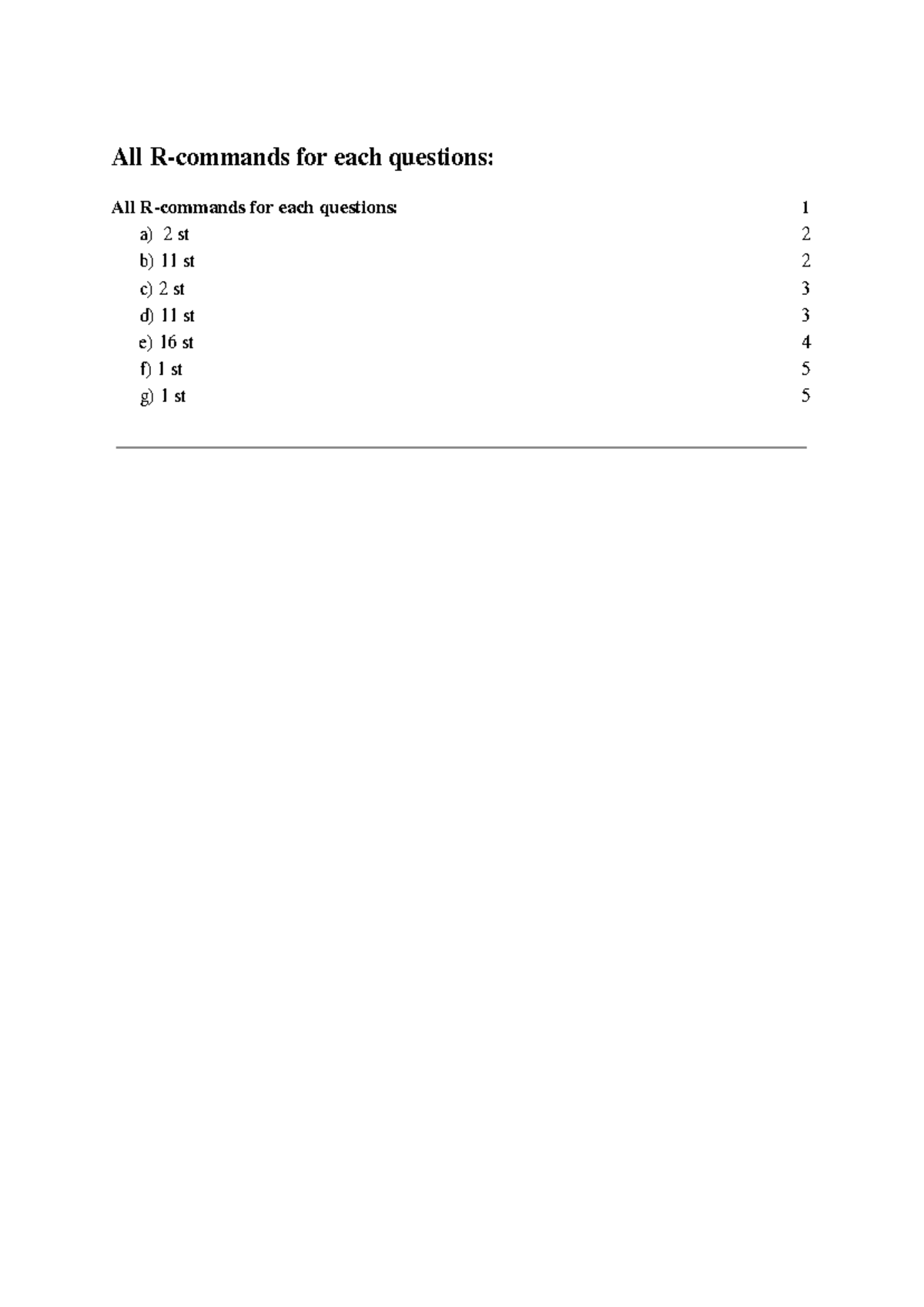 Commands - All R-commands for each questions: All R-commands for each ...