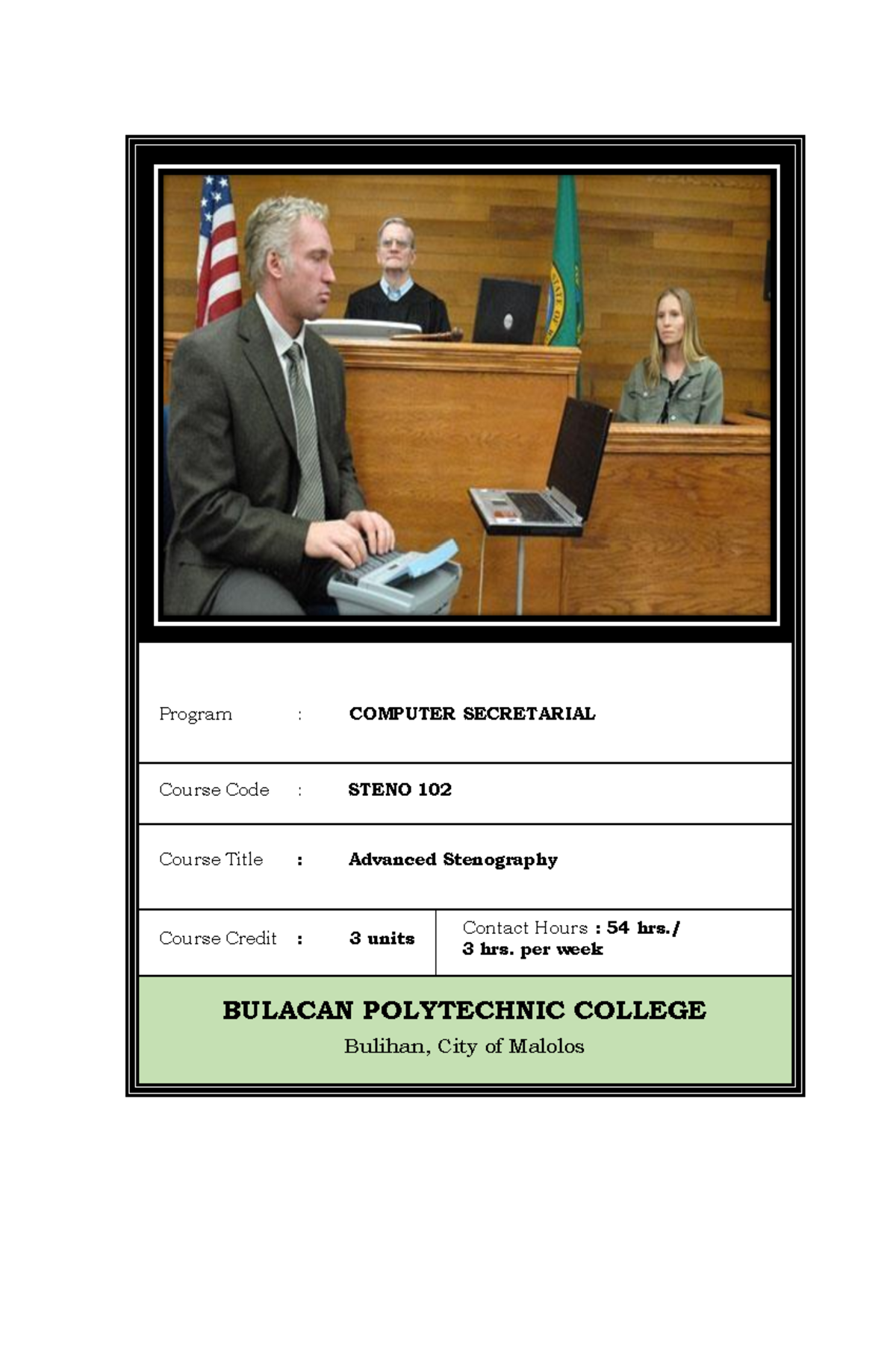 40.41.42 - HELPFUL - Program : COMPUTER SECRETARIAL Course Code : STENO ...